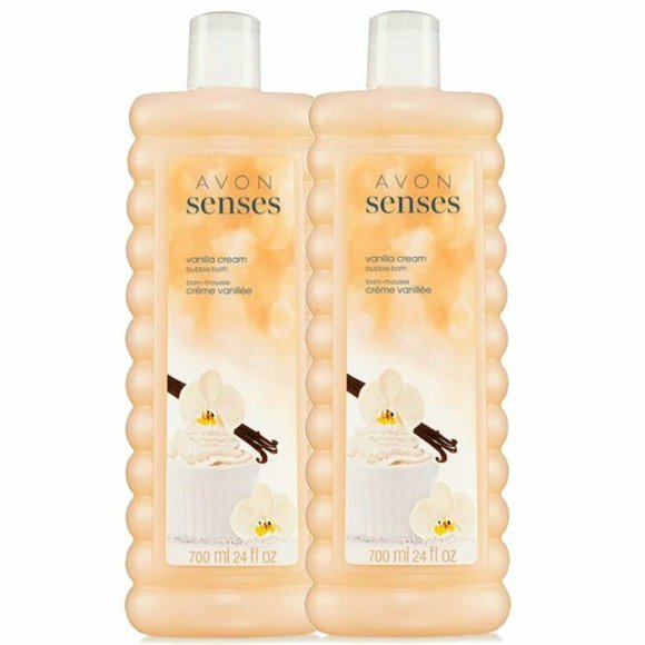 Avon | Bath & Body | Avon Senses Vanilla Cream 24 Fluid Ounces Bubble ...